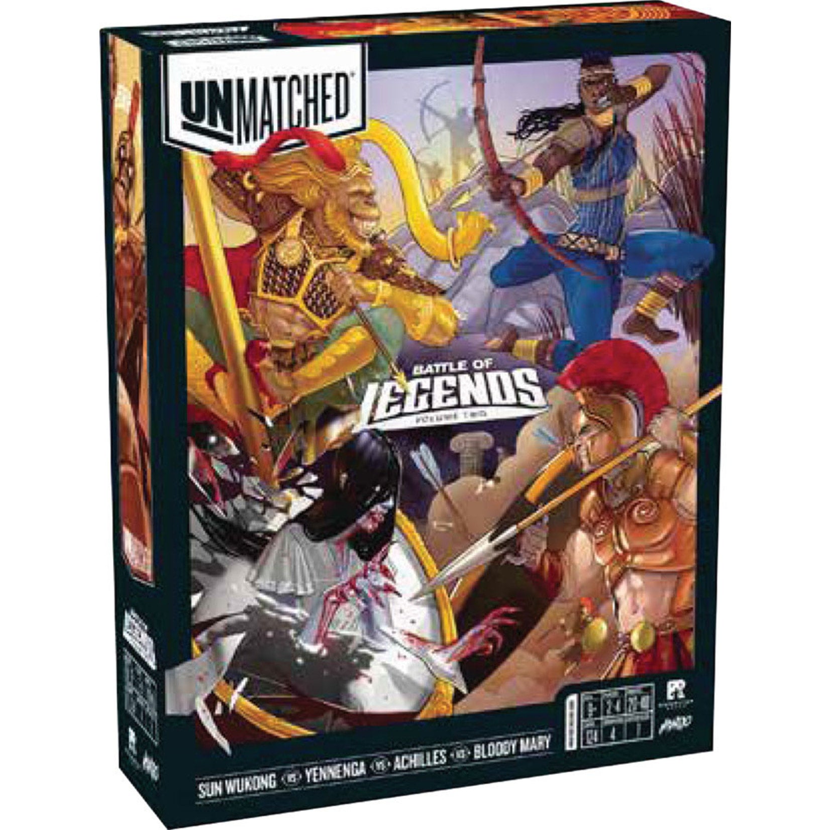 Unmatched: Battle of Legends Vol. 2 - Achilles, Yennenga, Sun Wukong ...
